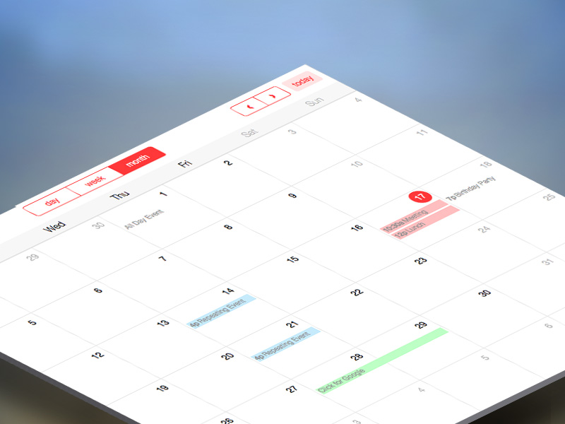 How To Create An Event Calendar In Html Shinerweb