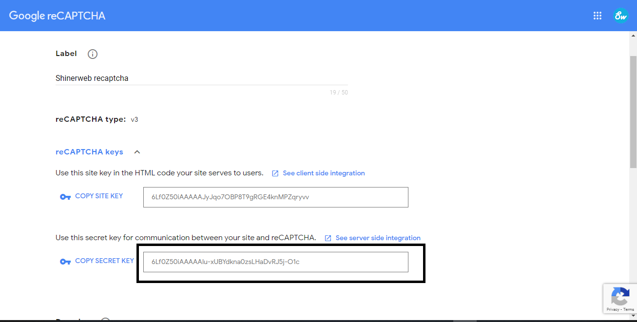 How to add Google reCAPTCHA v3 in login page with HTML and PHP - Shinerweb